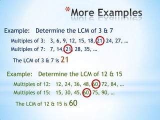Adding & Subtracting Fractions - Part 1 | PPTX