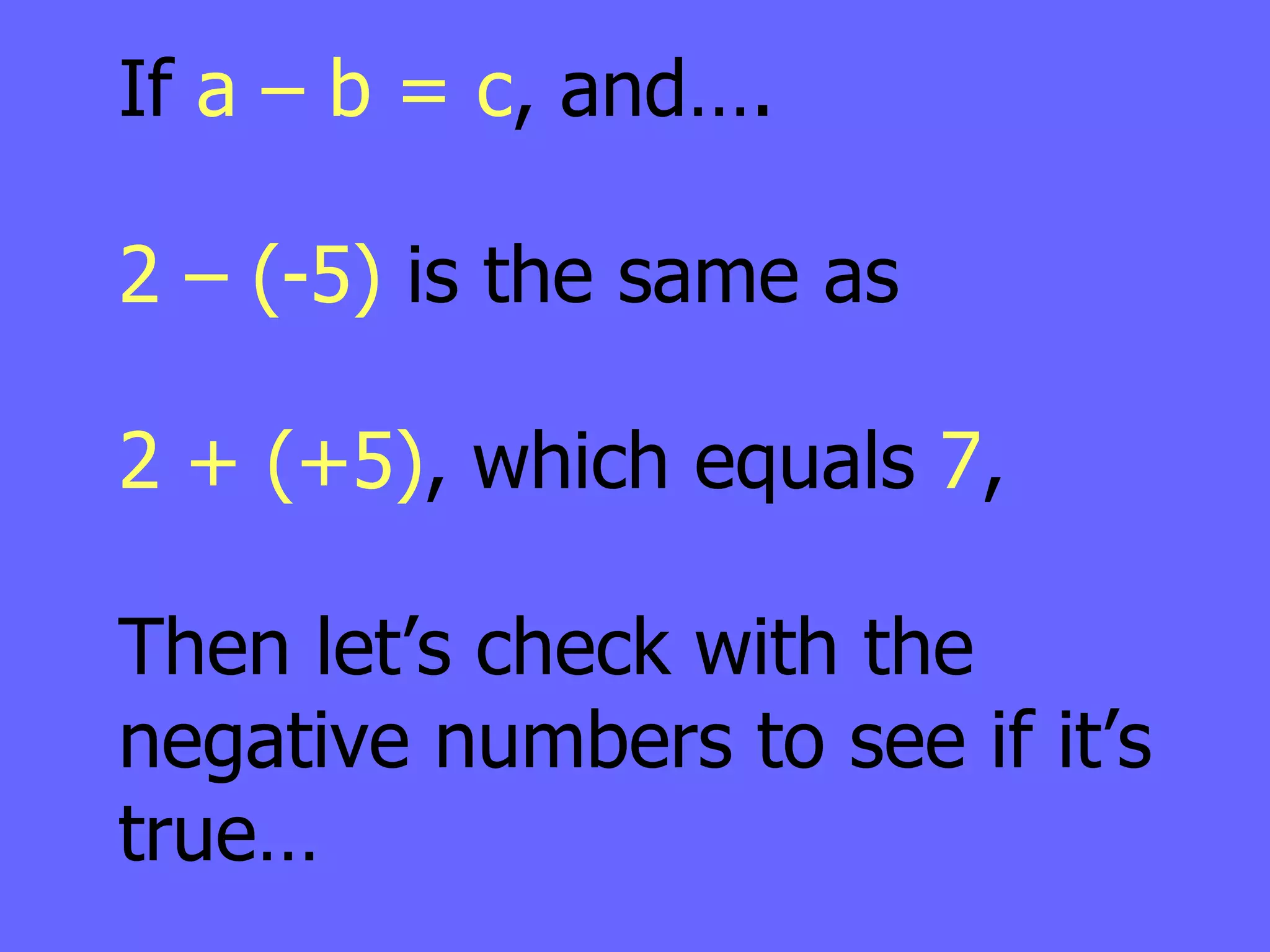 Adding Subtracting Integers | PPT