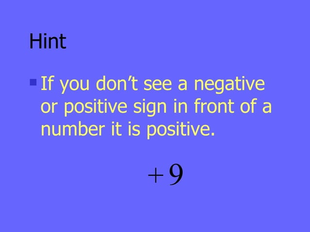 Adding Subtracting Integers Ppt