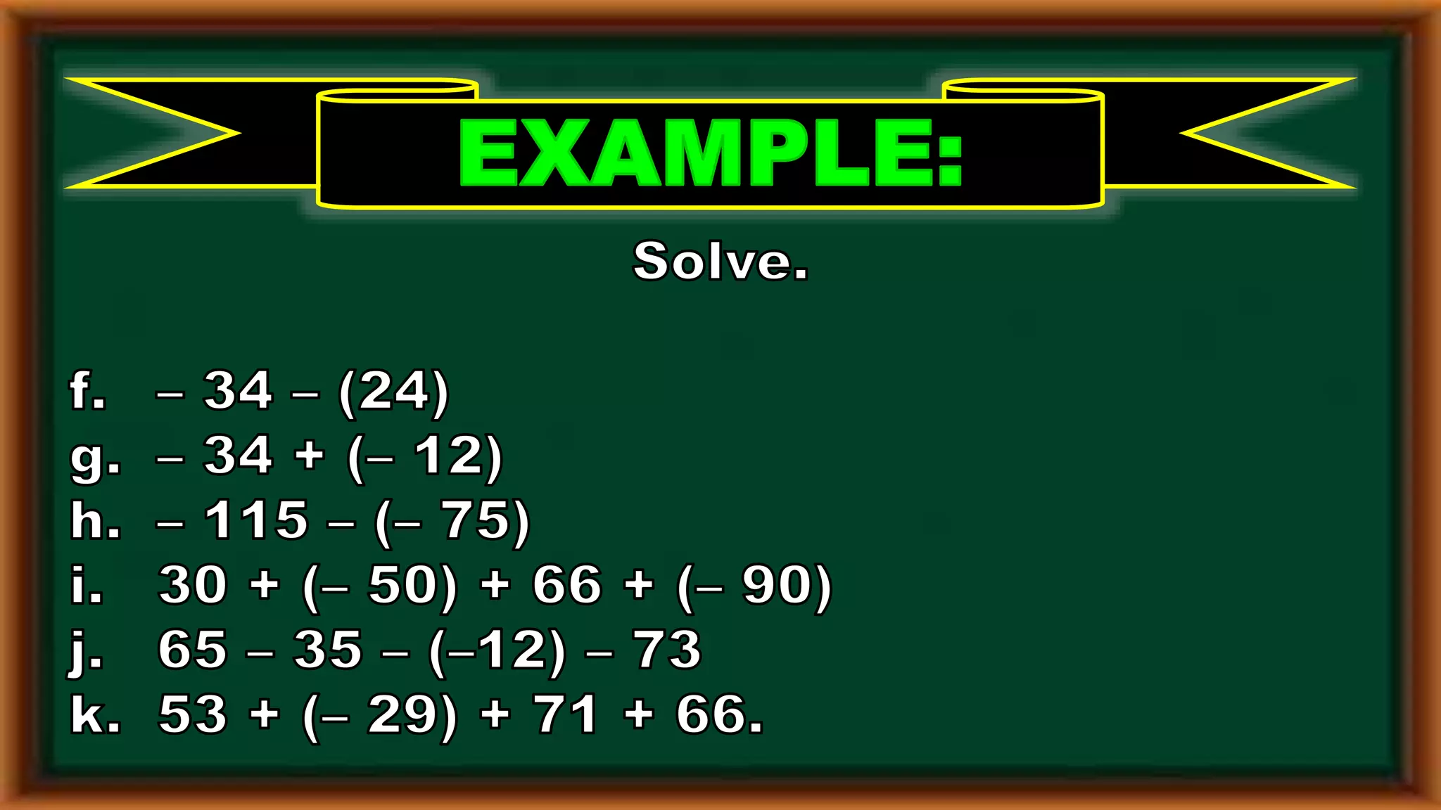 Adding & Subtracting integers | PPTX