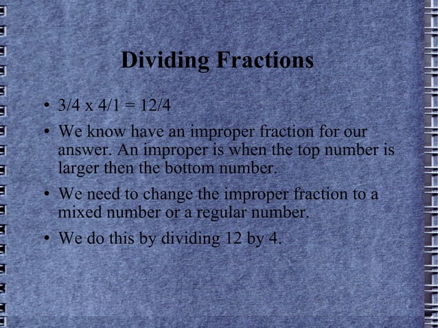 Adding, subtracting, multiplying, and dividing fractions | PPT