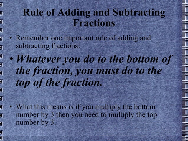 Adding, subtracting, multiplying, and dividing fractions | PPT ...