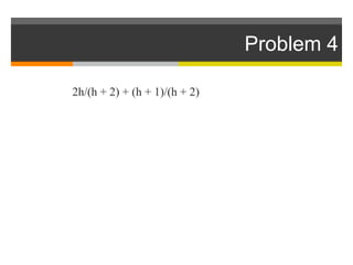 Adding & subtracting rational expressions | PPTX