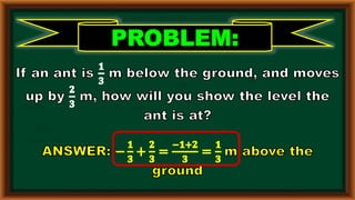 Adding & subtracting rational numbers | PPT