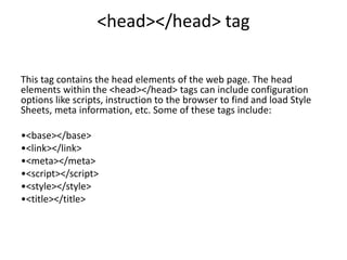 Adding text in html | PPTX