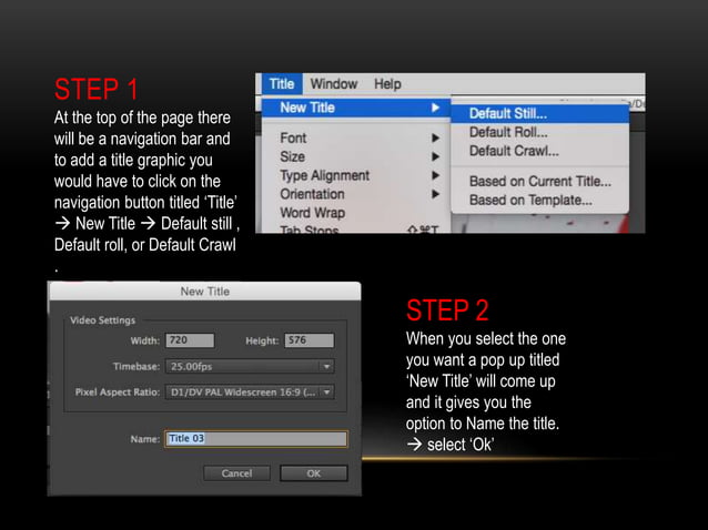 Adding title graphics | PPT Adding title graphics | PPT