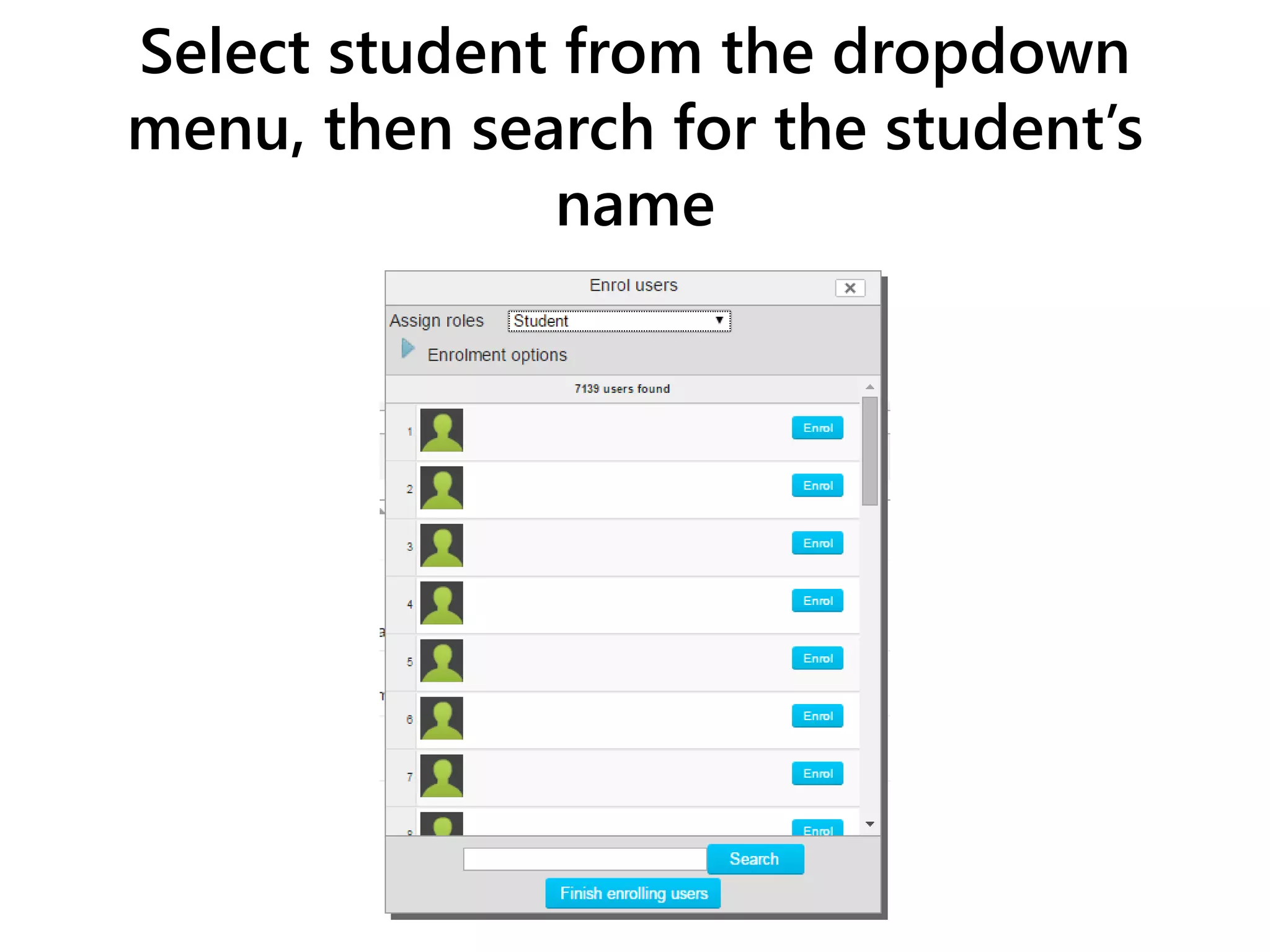 Adding users to courses | PPTX