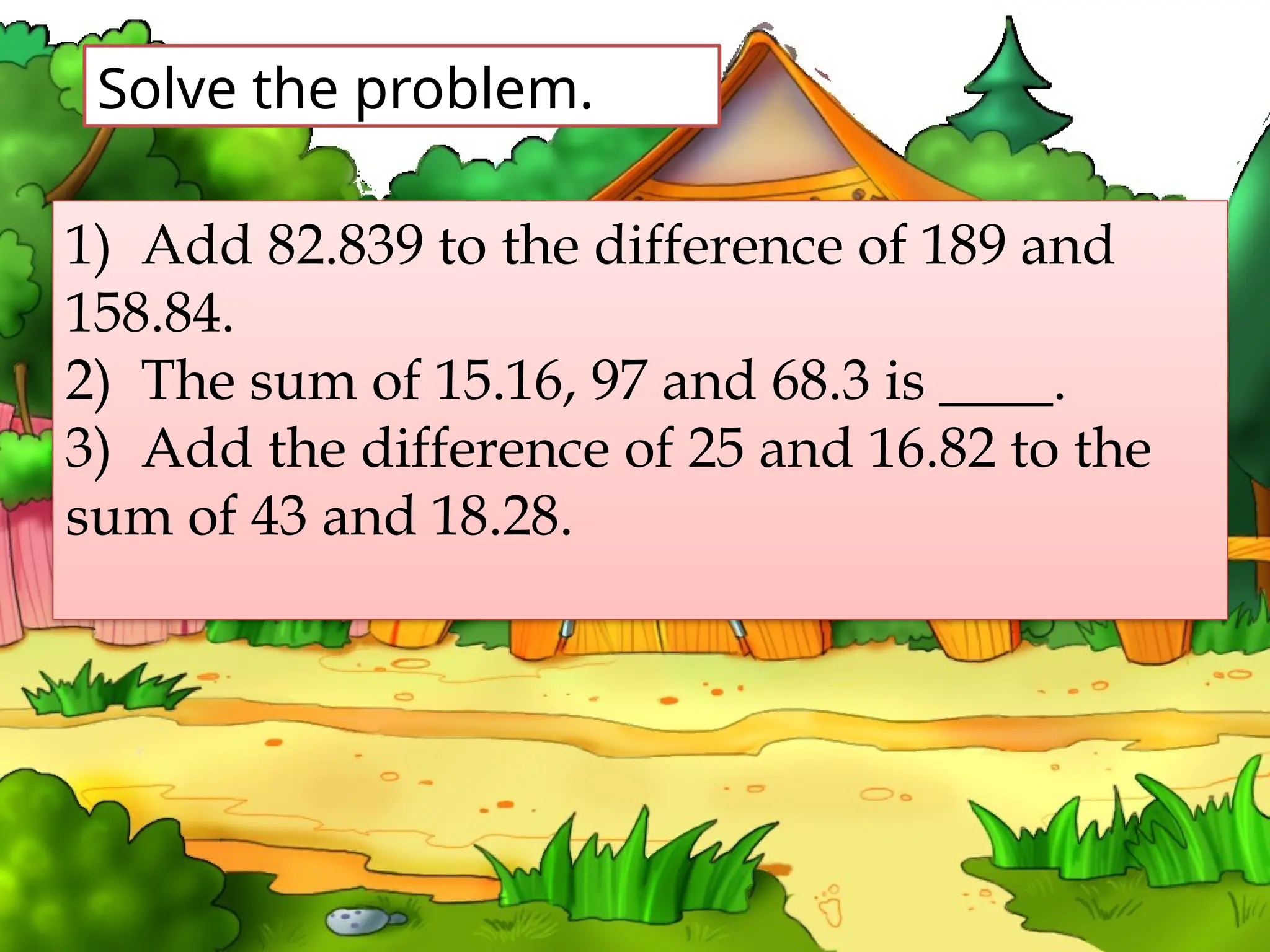 Adding Whole Numbers and Decimals grade 7 | PPTX