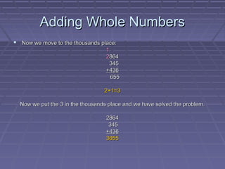 Adding whole numbers kori (1) | PPT