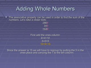 Adding whole numbers kori (1) | PPT