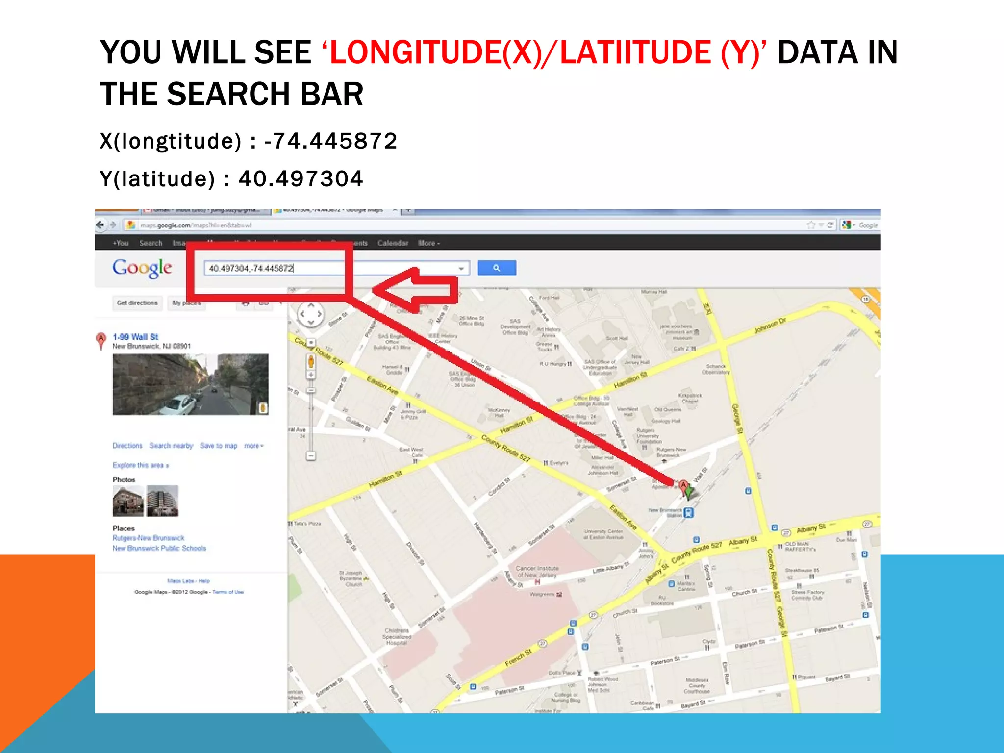 Finding lat & lon and create a shapefile | PPT