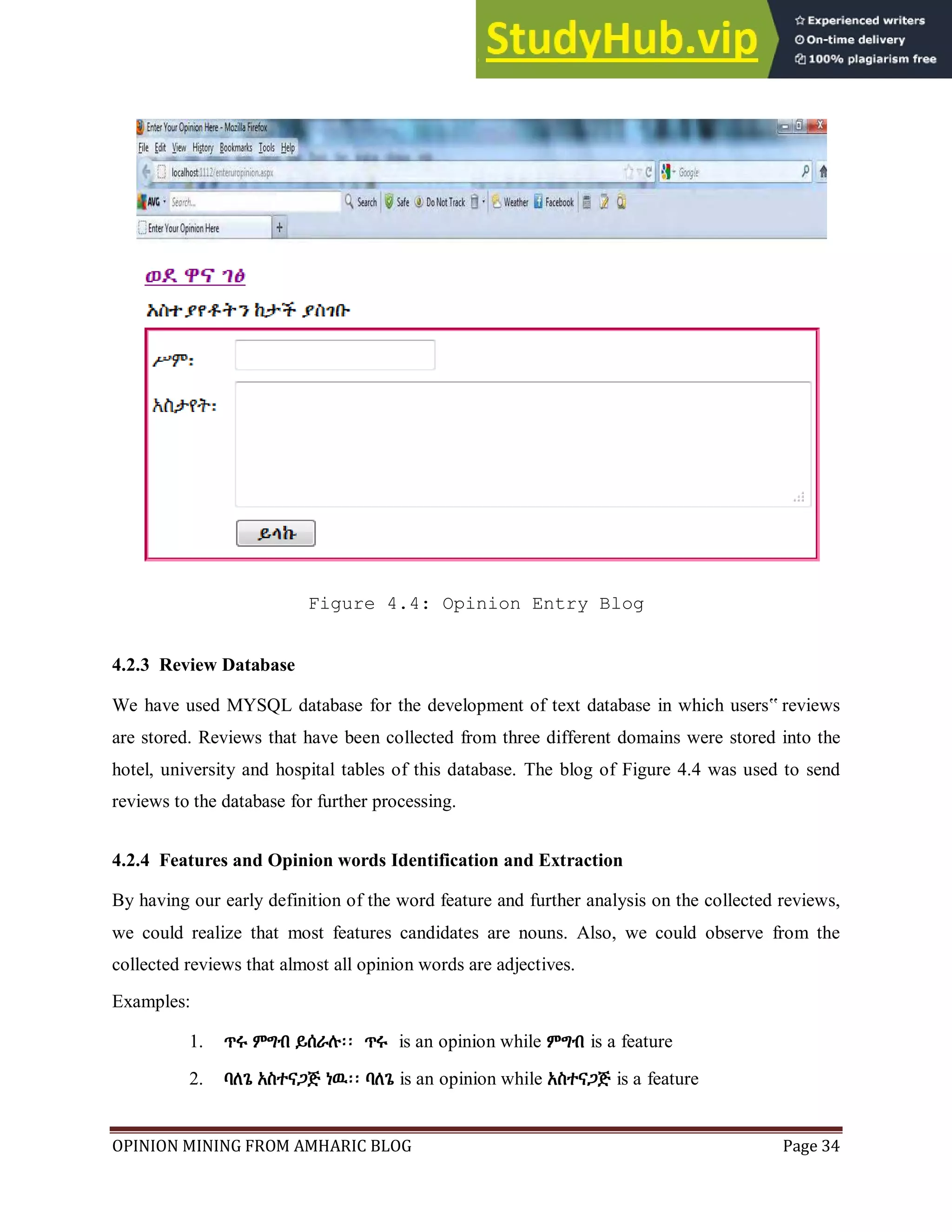 Addis Ababa University School Of Graduate Studies College Of Natural Sciences Department Of ...