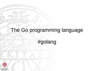 AddisDev Meetup ii: Golang and Flow-based Programming | PPT