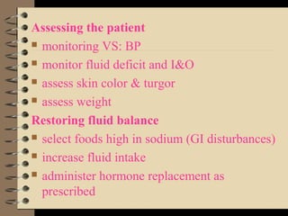 Addison's Disease powerpoint | PPT