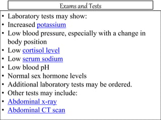 Addison disease | PPTX