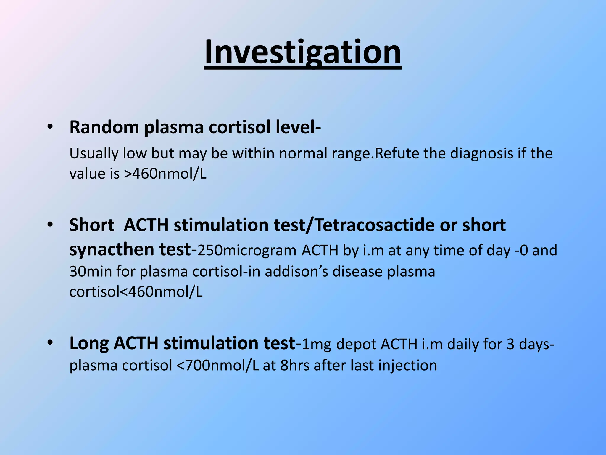Addison disease by dr shahjada selim | PPTX