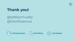 Lessons learned making Confluent Cloud | Addison Huddy and Dan Rosanova ...