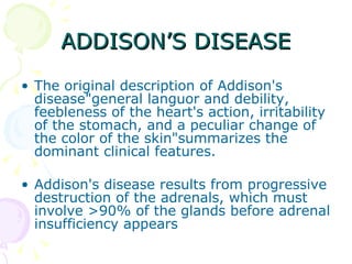 Addisons disease | PPT