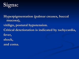 Addison’S Disease | PPT
