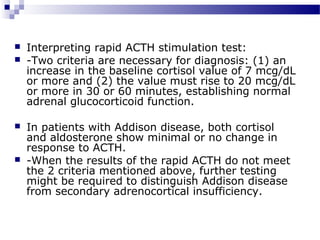 Addison's disease | PPT