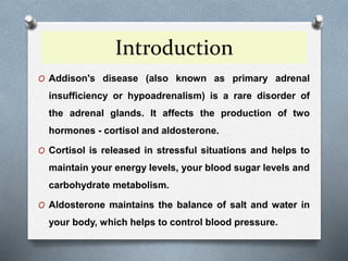 Addison Disease Pathophysiology