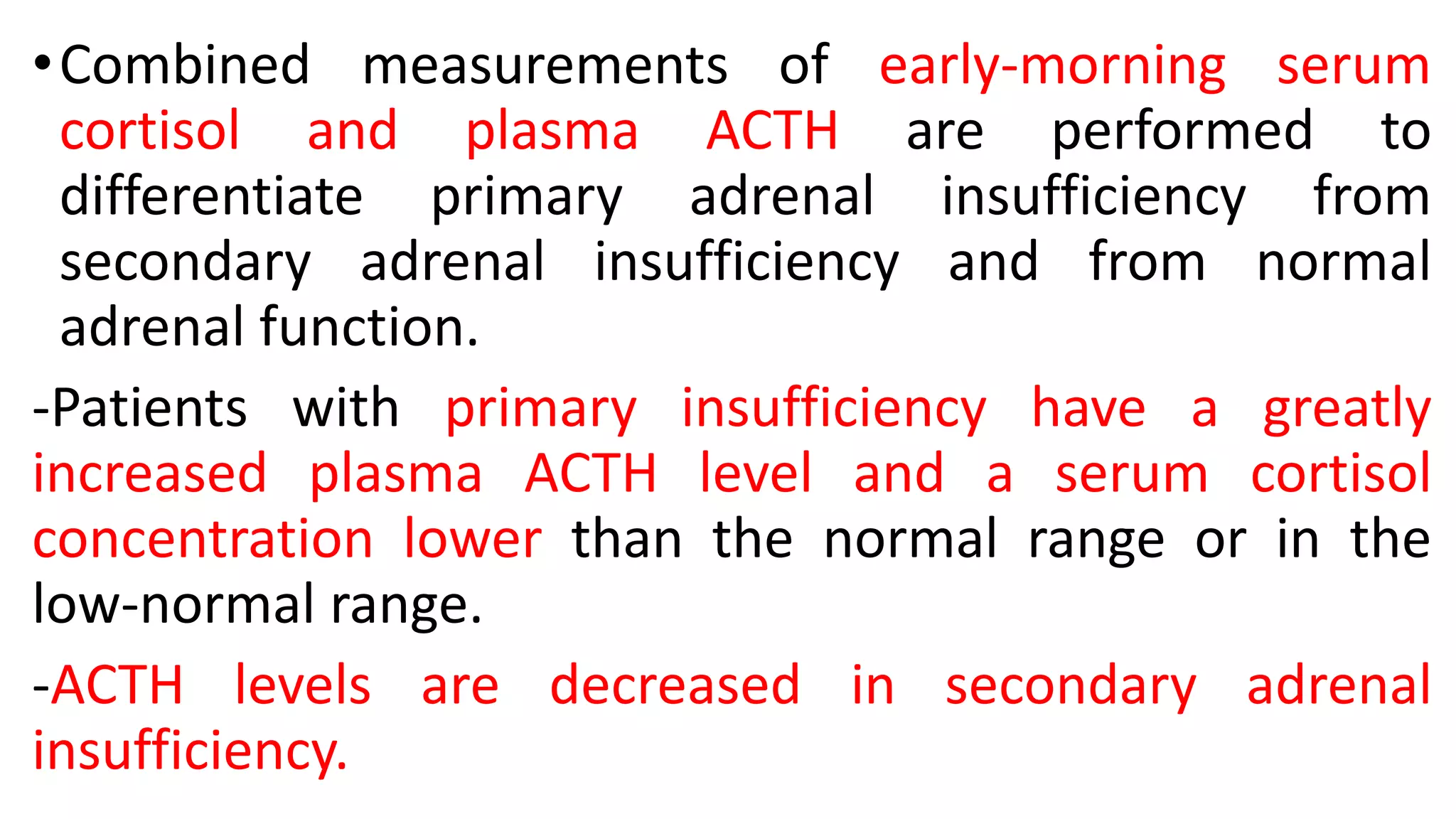 Addisons disease and its management | PPTX