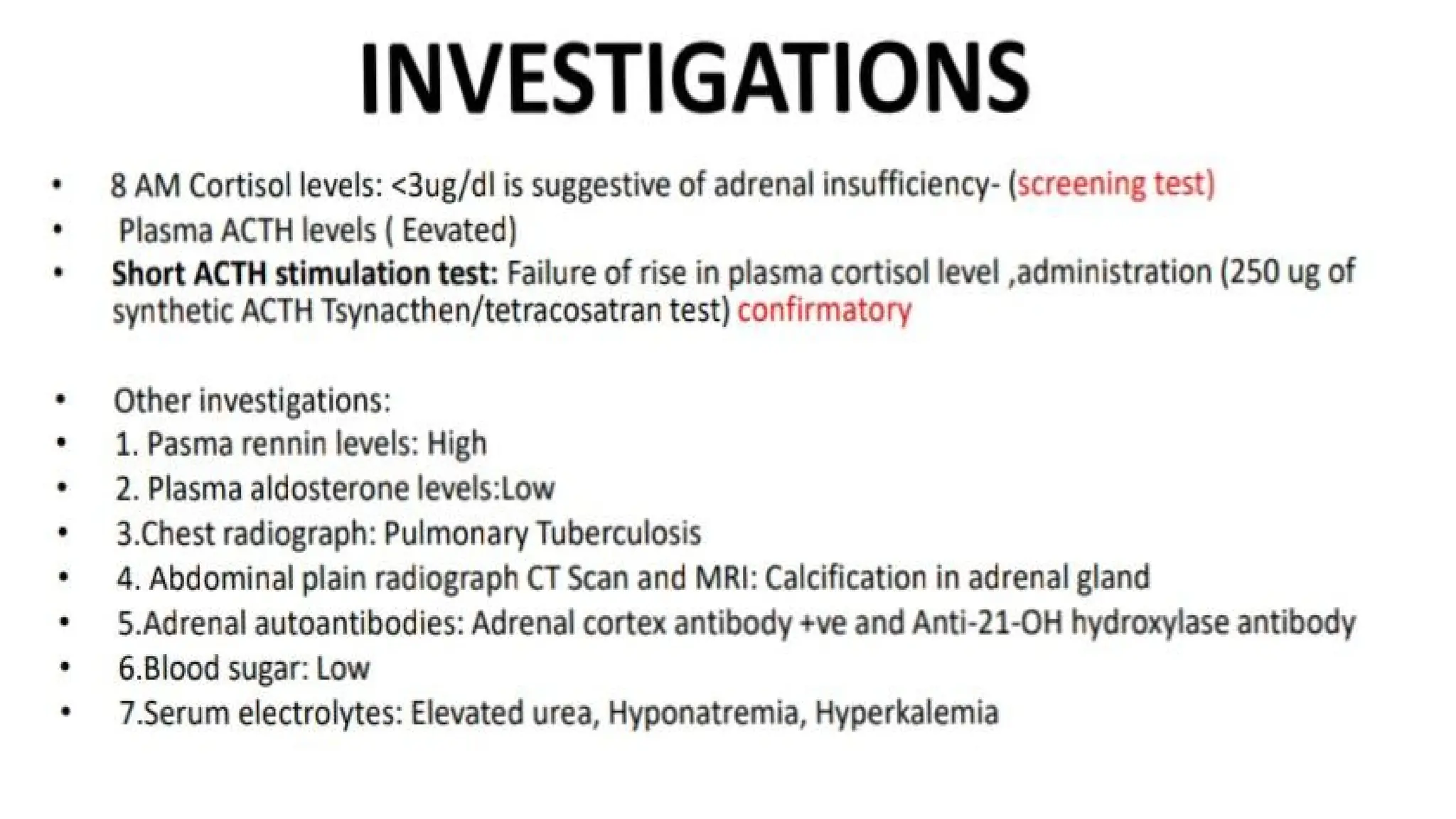 addisons disease, it's pathogenesis and management | PPTX