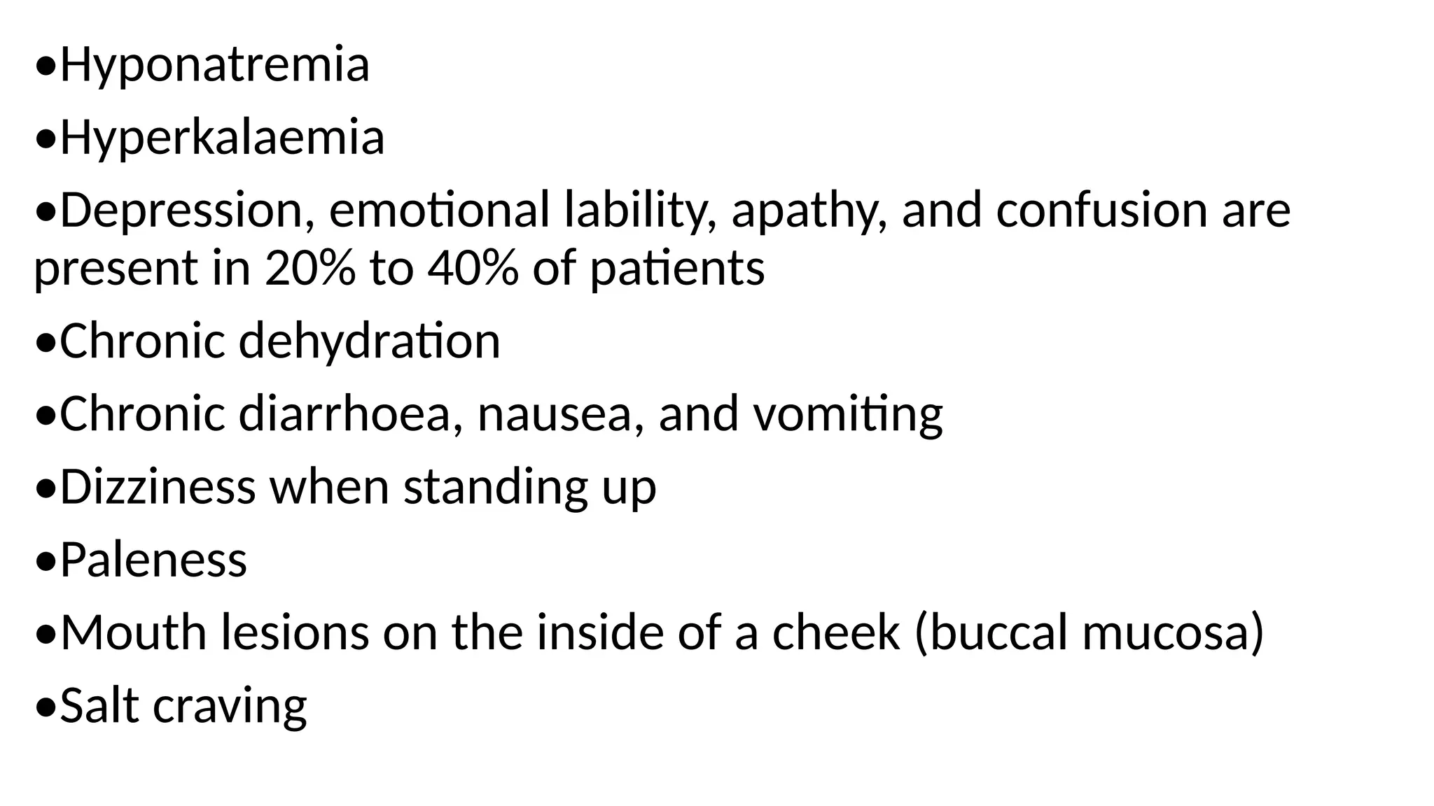 addisons disease, it's pathogenesis and management | PPTX