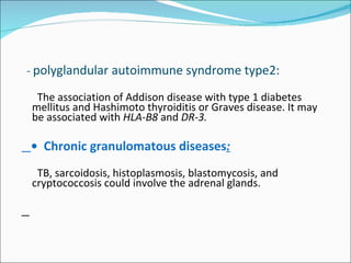 Addison's disease2 | PPT | Free Download