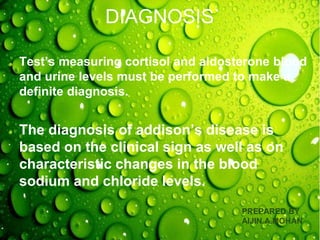 Addison’s disease important DR. Aijin.A.Mohan | PPT