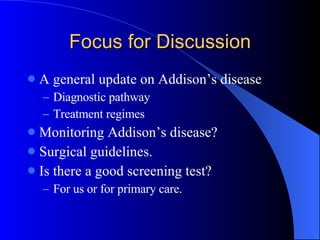 Addison’s Disease | PPT