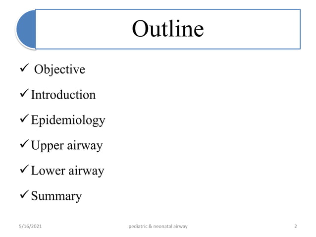 pediatrics airway anatomy | PPTX