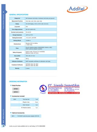 Katalog Additel 2018 | PDF