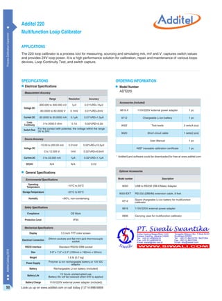 Katalog Additel 2018 | PDF