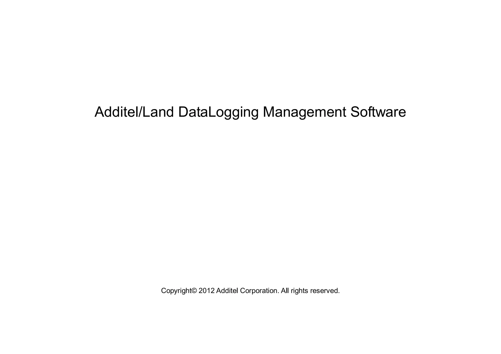 Additel Land User Manual Complete Document | PDF