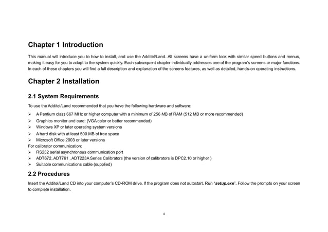 Additel Land User Manual Complete Document | PDF
