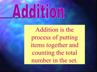 Introduction to Addition | PPT