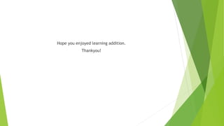 Addition | PPTX
