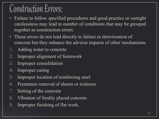 Additional deterioration of concrete structures( repair and ...