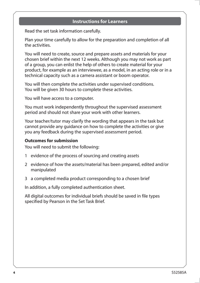 Mock Assessment | PDF | Video Production | Content Production