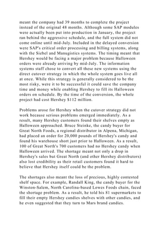 Additional Cases Hersheys Enterprise System Creates Halloween T.docx