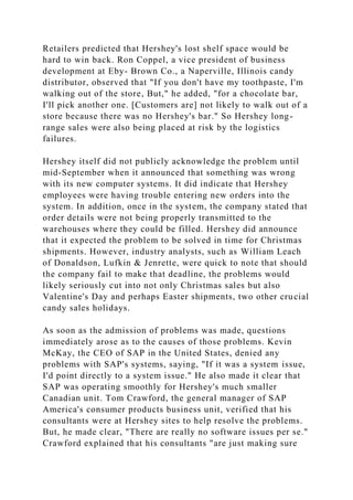 Additional Cases Hersheys Enterprise System Creates Halloween T.docx