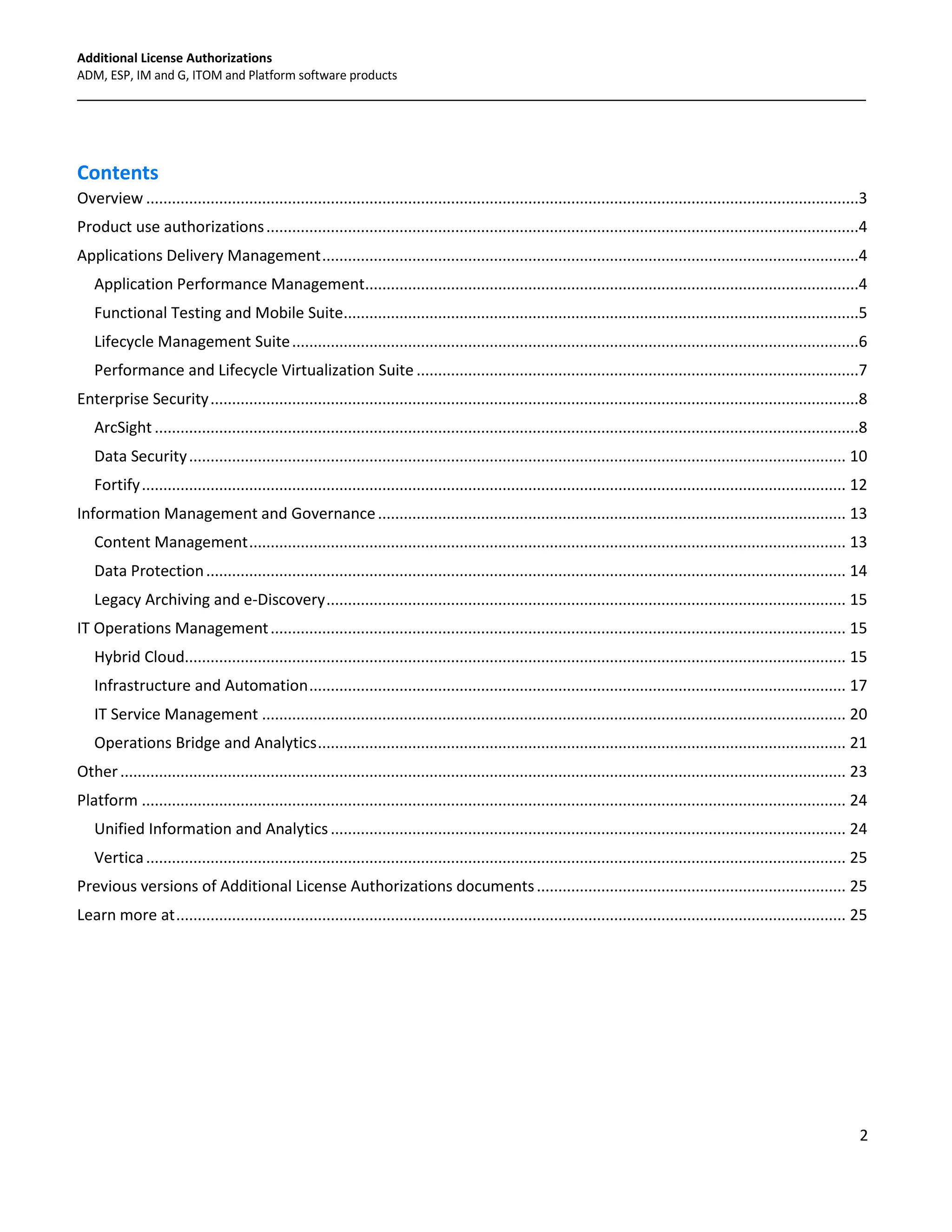 Additional License Authorizations Pdf