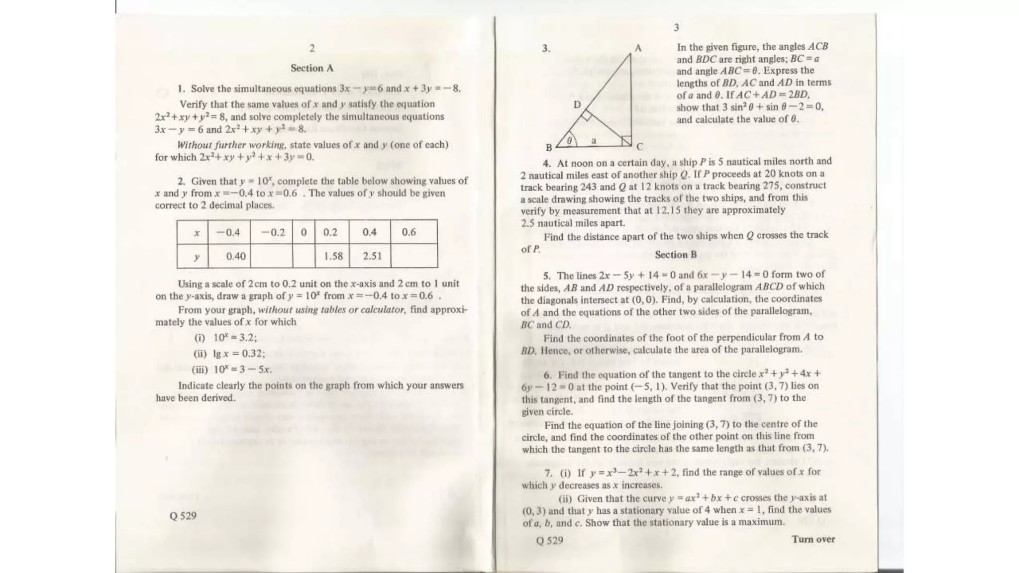 O-Level Additional Mathematics Papers 1 & 2 1979 | PPTX