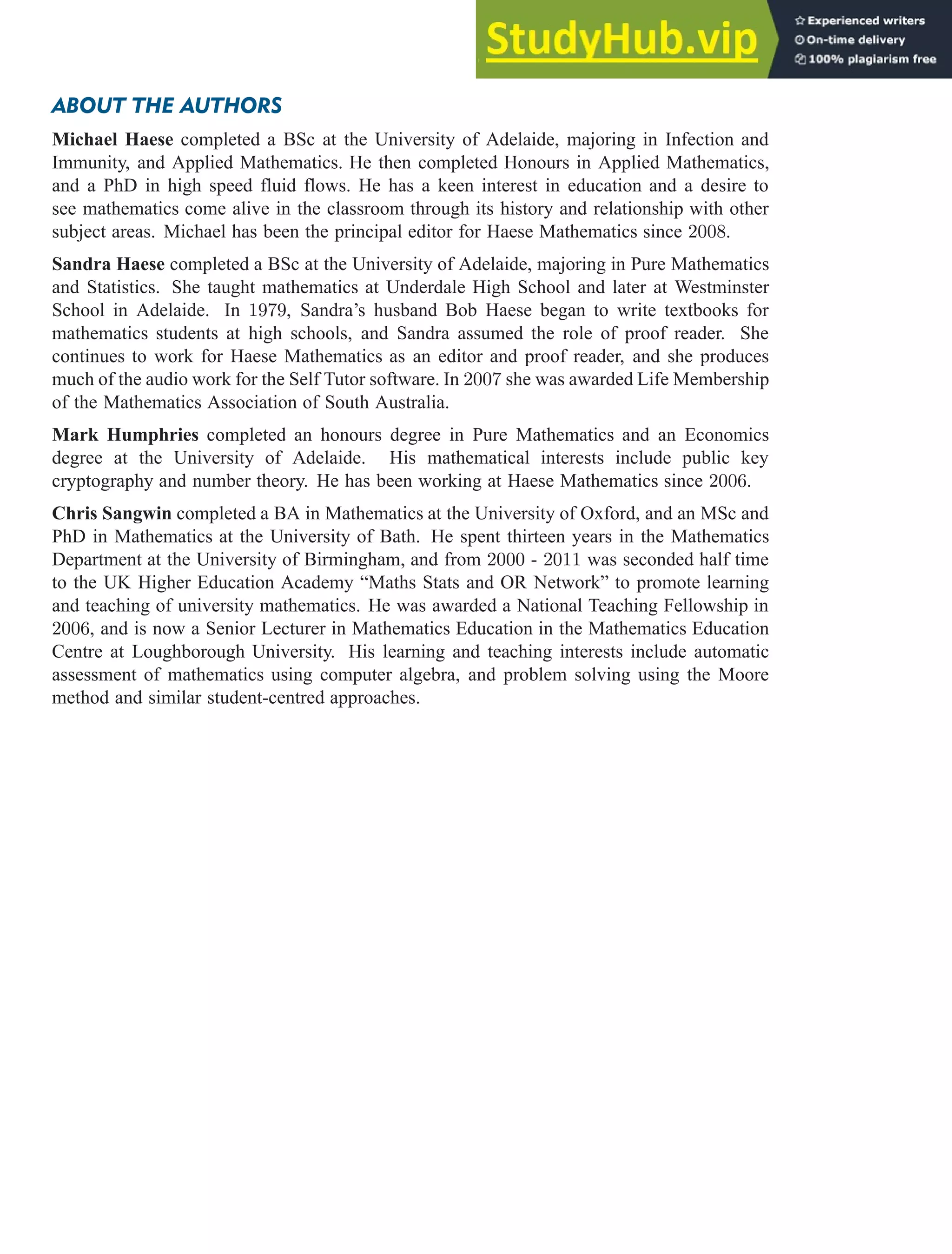 Additional Mathematics 1 Pdf