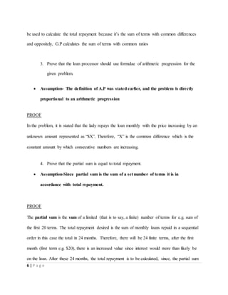 Additional Mathematics CSEC SBA Sample | DOCX