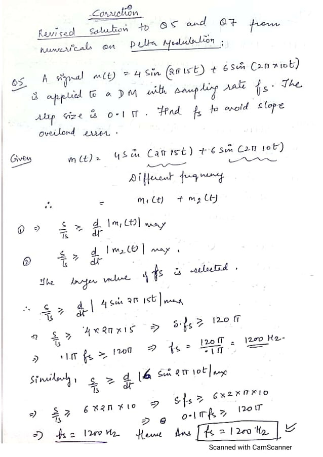 Additional numericals in Delta Modulation.pdf
