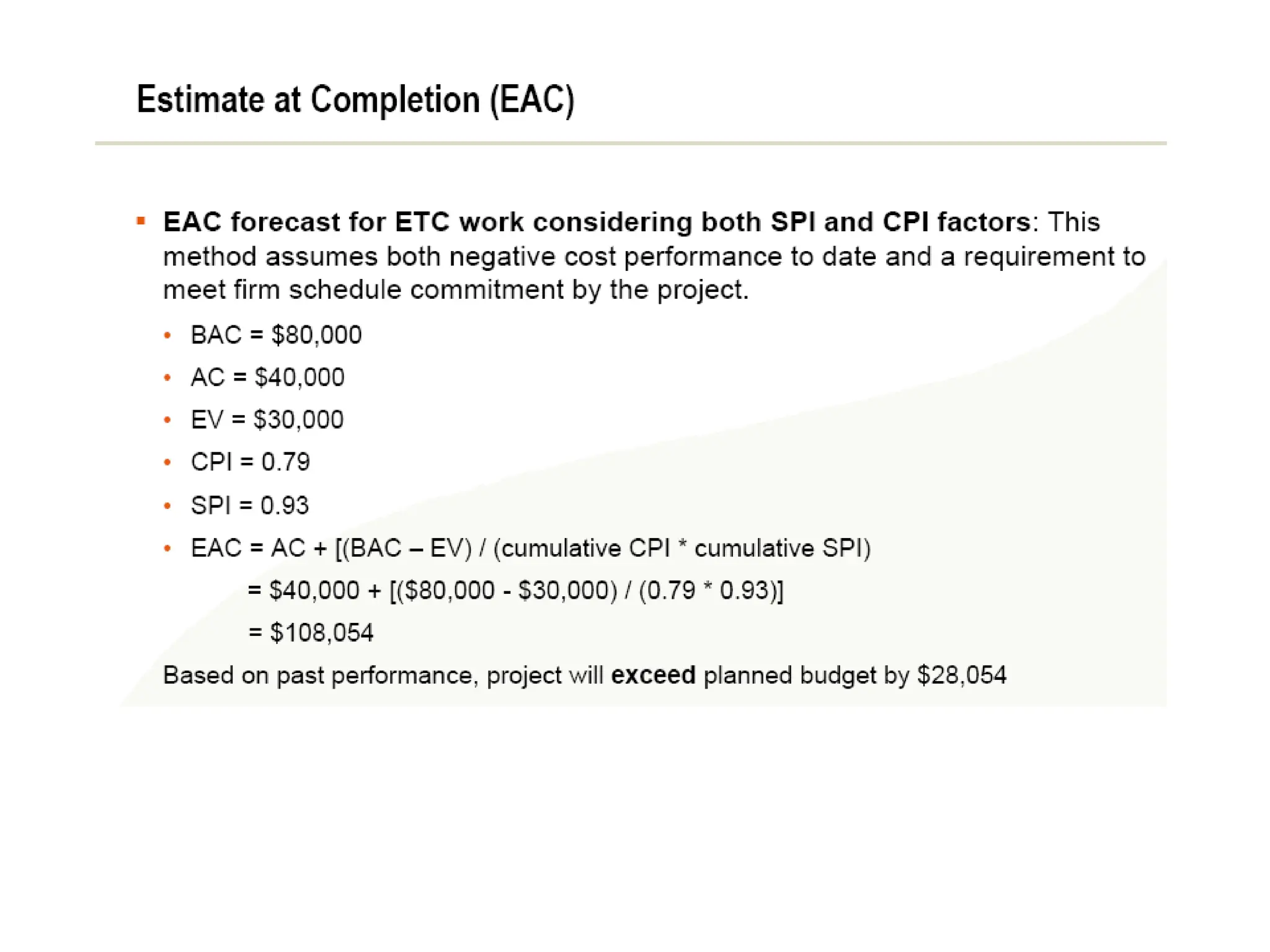 Slides for estimate of completion of project | PPT