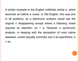 Additional sounds (epenthesis) | PPTX