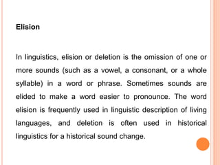 Additional sounds (epenthesis) | PPTX